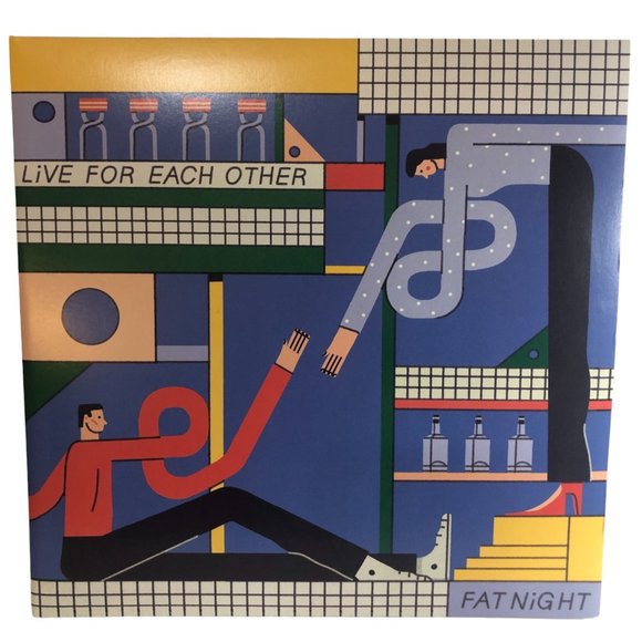 Media | Fat Night Live For Each Other Acro139 Vinyl 2x Lp Vinyl Blue ...